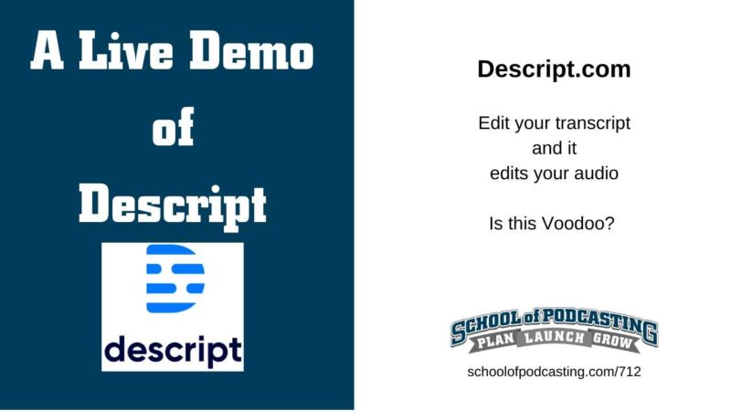 A First Look at Descript Software- Transcriptions and Audio Editor in ...